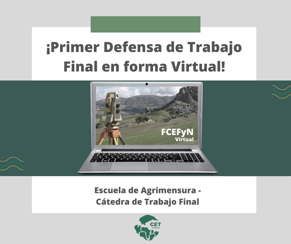 Primer Defensa De Trabajo Final En Forma Virtual Cet